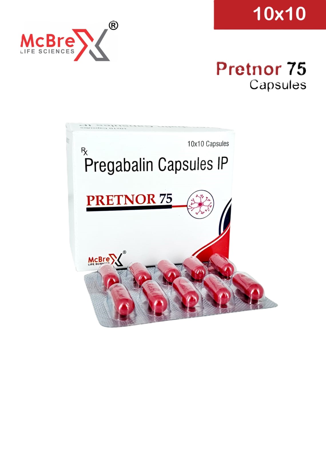 PRETNOR 75 CAP - Mcbrex Lifesciences
