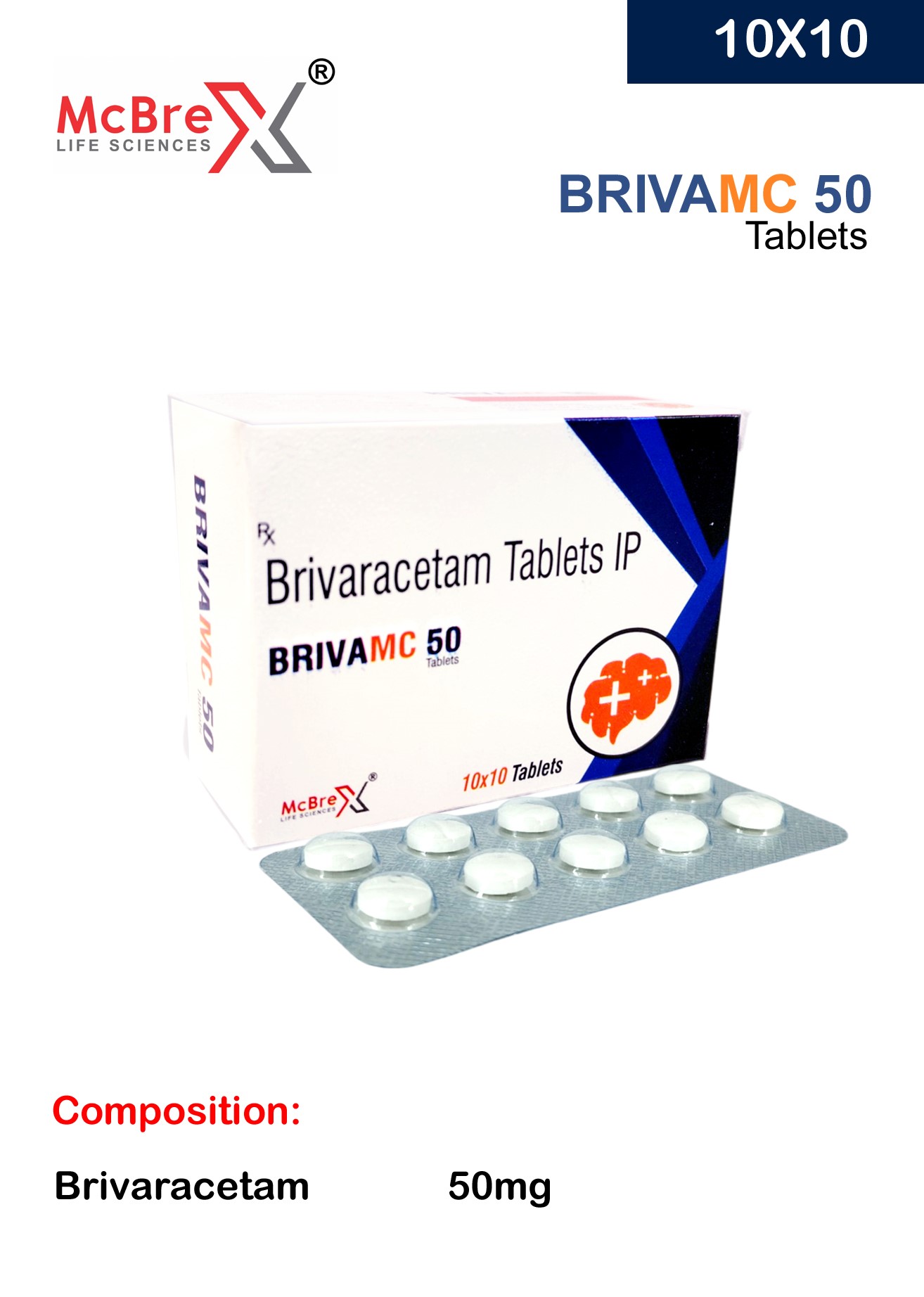 BRIVAMC 50 TAB - Mcbrex Lifesciences